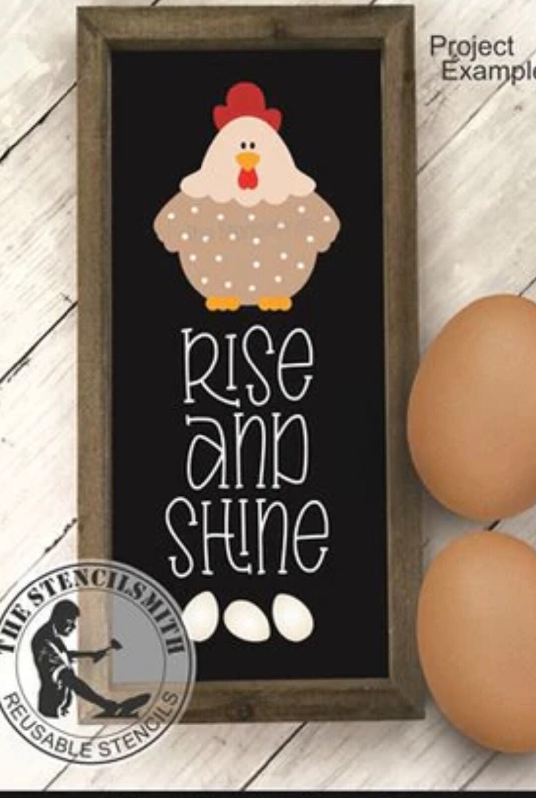Handmade Primitive Wood Chicken Sign| Farmhouse Decor| Chicken Decor ...