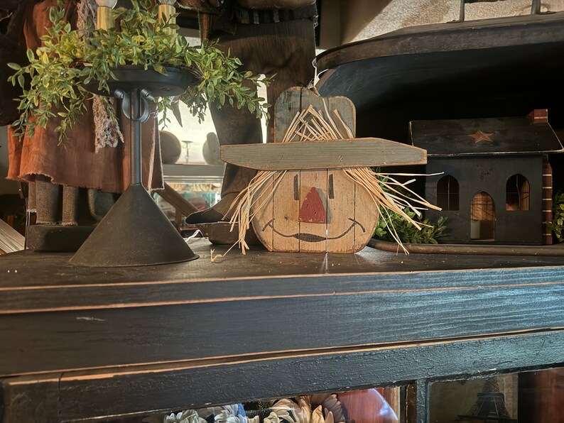 Wood Scarecrow, Fall Decor, Seasonal Decor, Primitive Scarecrow - Etsy