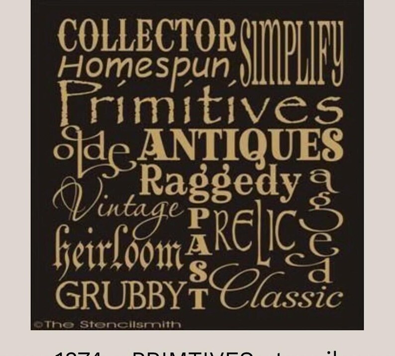 Primitive Words Sign, Primitive Decor, Primitive Sign, Words Sign, - Etsy