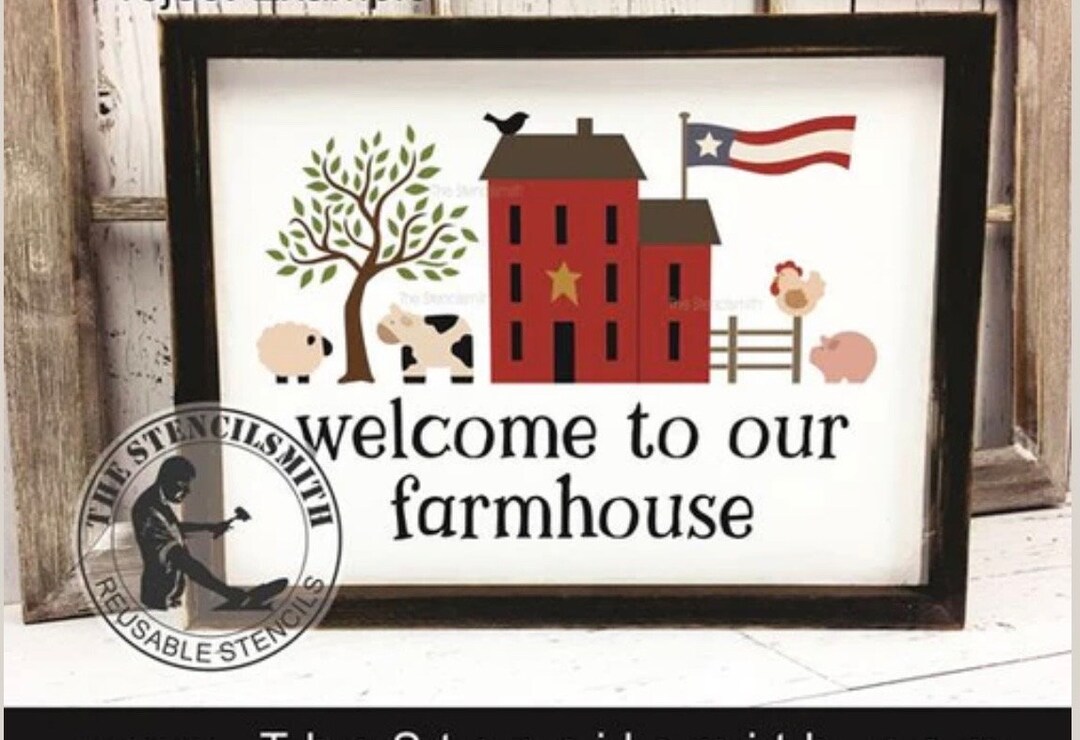 Welcome to Our Farmhouse Sign, Farmhouse Sign, Farmhouse Decor ...