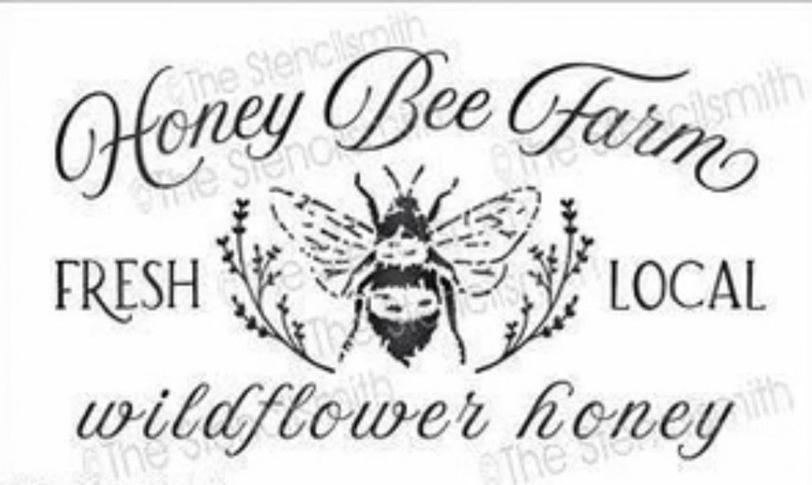 Honey Bee Farm Sign, Bee Signs, Bee Decor, Handmade Sign, Seasonal ...