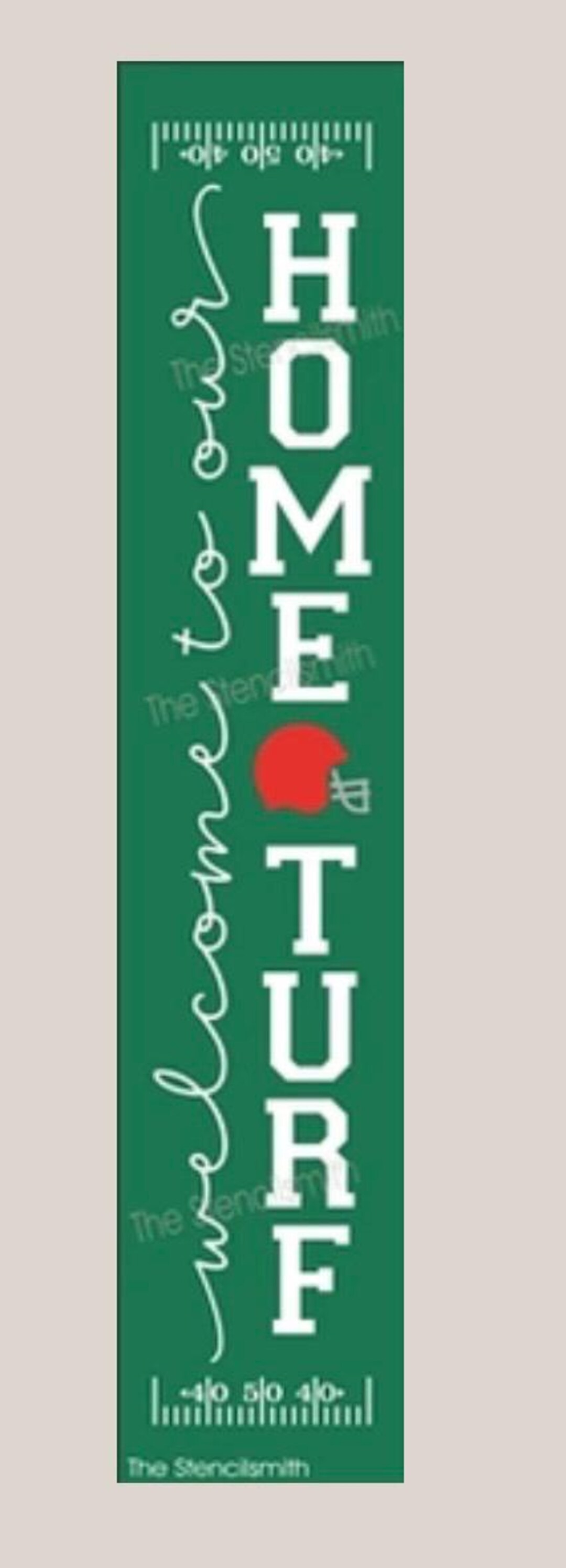 Handmade Wood Football Porch Sign, Football Decor, Sports Decor, Sports ...