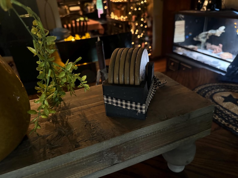 Primitive Wood Star Coasters, Primitive Decor, Coasters, - Etsy