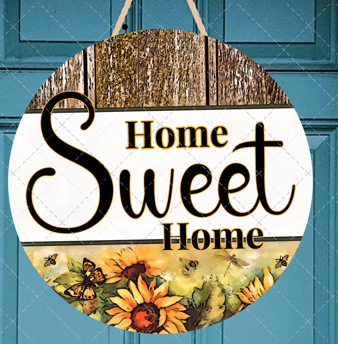 Fall Png, Sublimation Door Hanger, Sunflower Welcome Sign, Sublimation ...