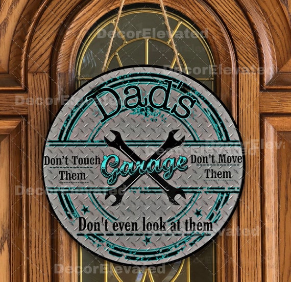 Fathers Day Printable Customizable Door Sign Sublimation | Etsy