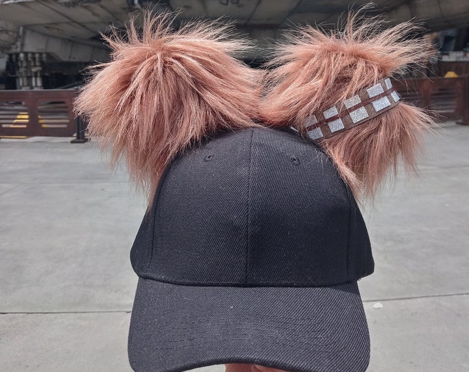 Chewbacca Mouse Ears Baseball Hat, Star Wars Mouse Ears Ball Cap ...