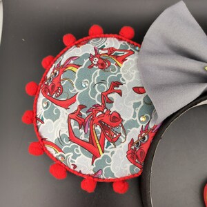 Mushu Mickey Ears, Mulan Mickey Ears, Magic Kingdom Mickey Ears, Epcot ...