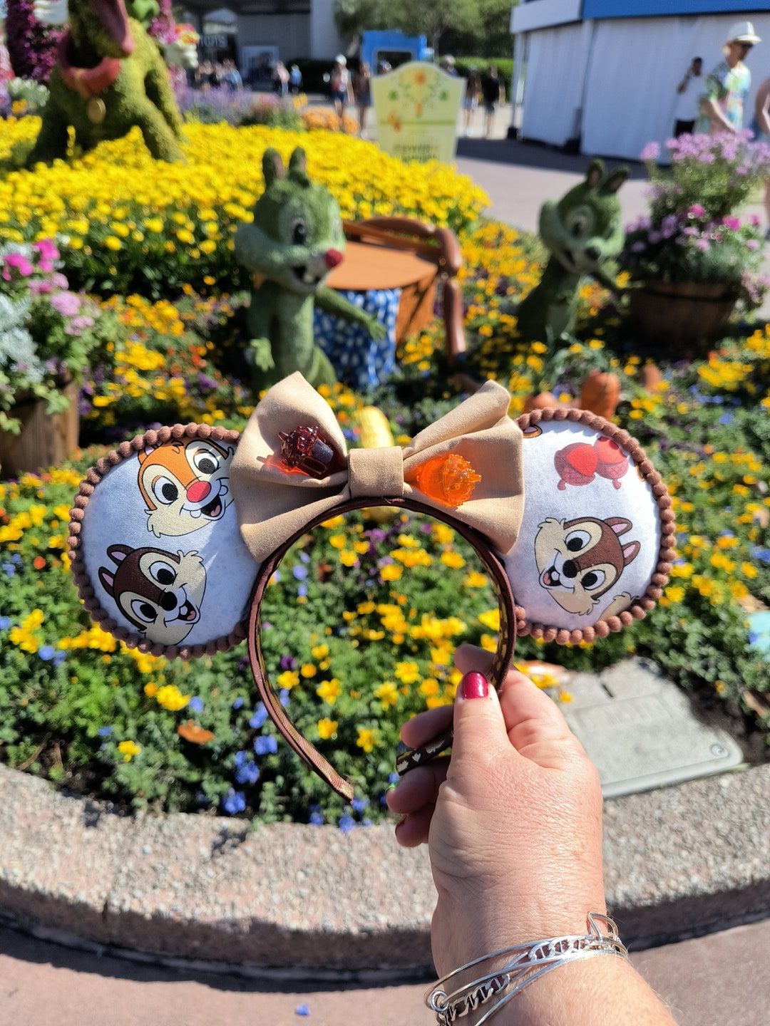 Chip and Dale Mickey Ears, Magic Kingdom Mickey Ears, Disneyland Mouse ...