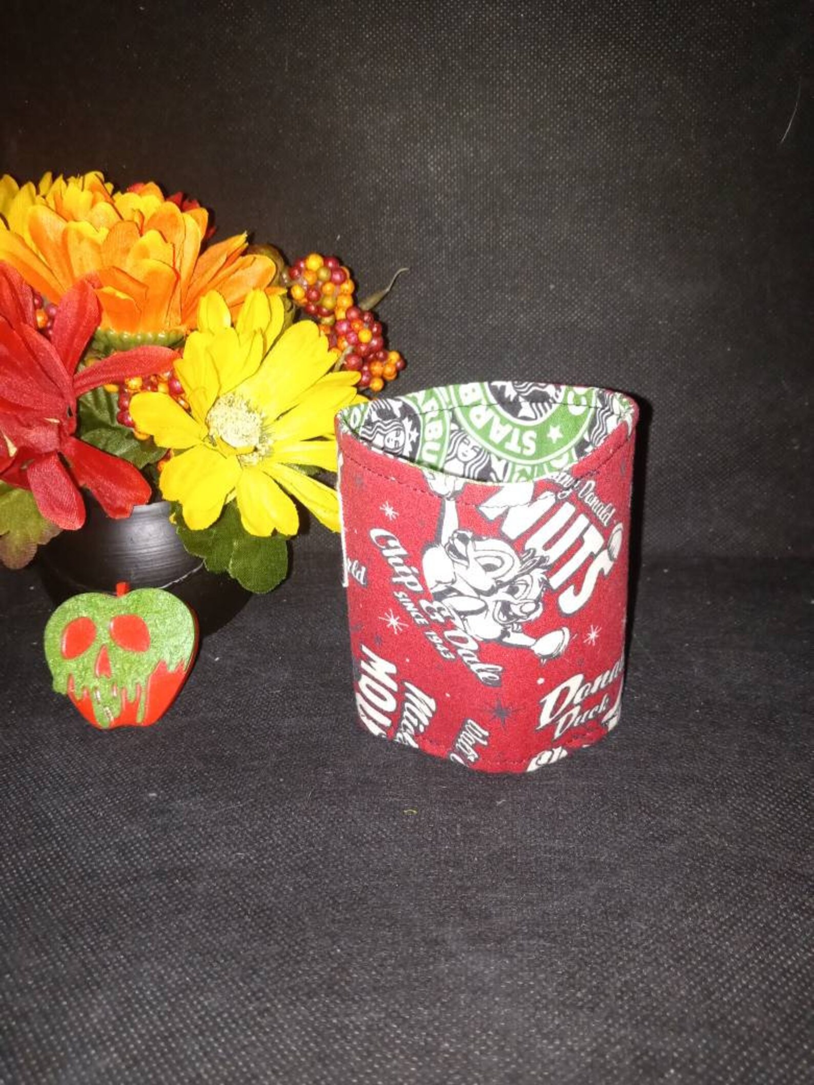 Mickey Mouse Coffee Cozy Starbucks Coffee Cozy Chip & Dale - Etsy