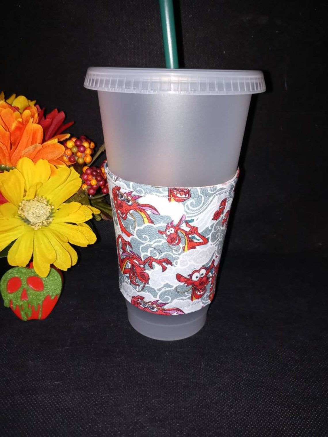 Mushu Coffee Cozy Mulan Coffee Cozy Epcot China Drink Cozy - Etsy