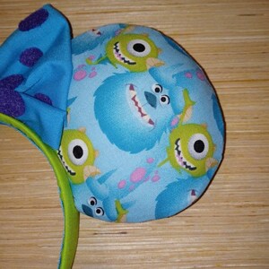 Monsters Inc Mickey Ears, Sulley Mickey Ears, Mike Mickey Ears, Mouse ...