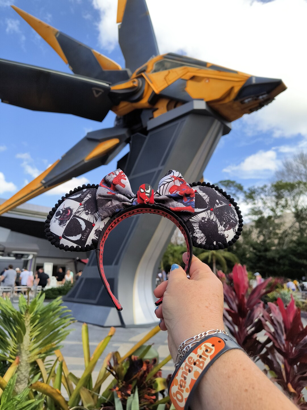 Venom Mickey Ears, Spiderman Mickey Ears, Disneyland Mouse Ears, Magic ...