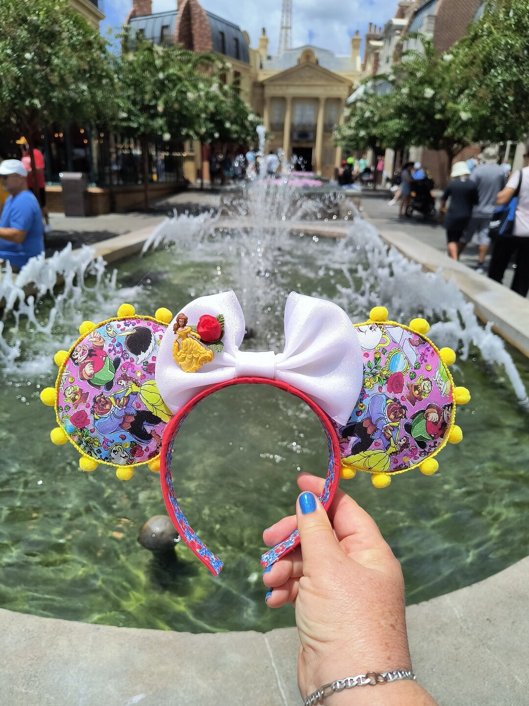 Beauty and the Beast Mickey Ears, Magic Kingdom Mouse Ears, Disneyland ...