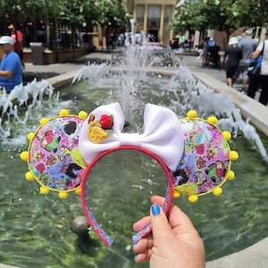 Beauty and the Beast Mickey Ears, Magic Kingdom Mouse Ears, Disneyland ...