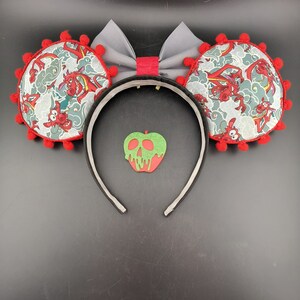 Mushu Mickey Ears, Mulan Mickey Ears, Magic Kingdom Mickey Ears, Epcot ...