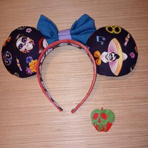 Coco Mickey Ears, Remember Me Mickey Ears, Day of the Dead Mouse Ears ...