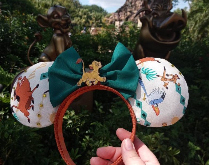 The Lion King Mickey Ears, Simba Themed Ears, Mickey Ears, Princess ...