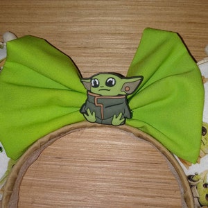 Grogu Mickey Ears the Child Mickey Ears Mandalorian Mickey - Etsy
