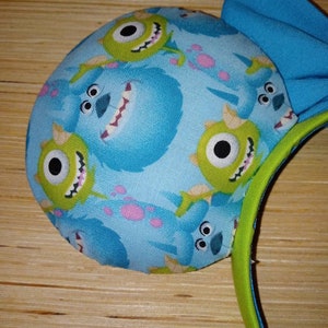 Monsters Inc Mickey Ears, Sulley Mickey Ears, Mike Mickey Ears, Mouse ...