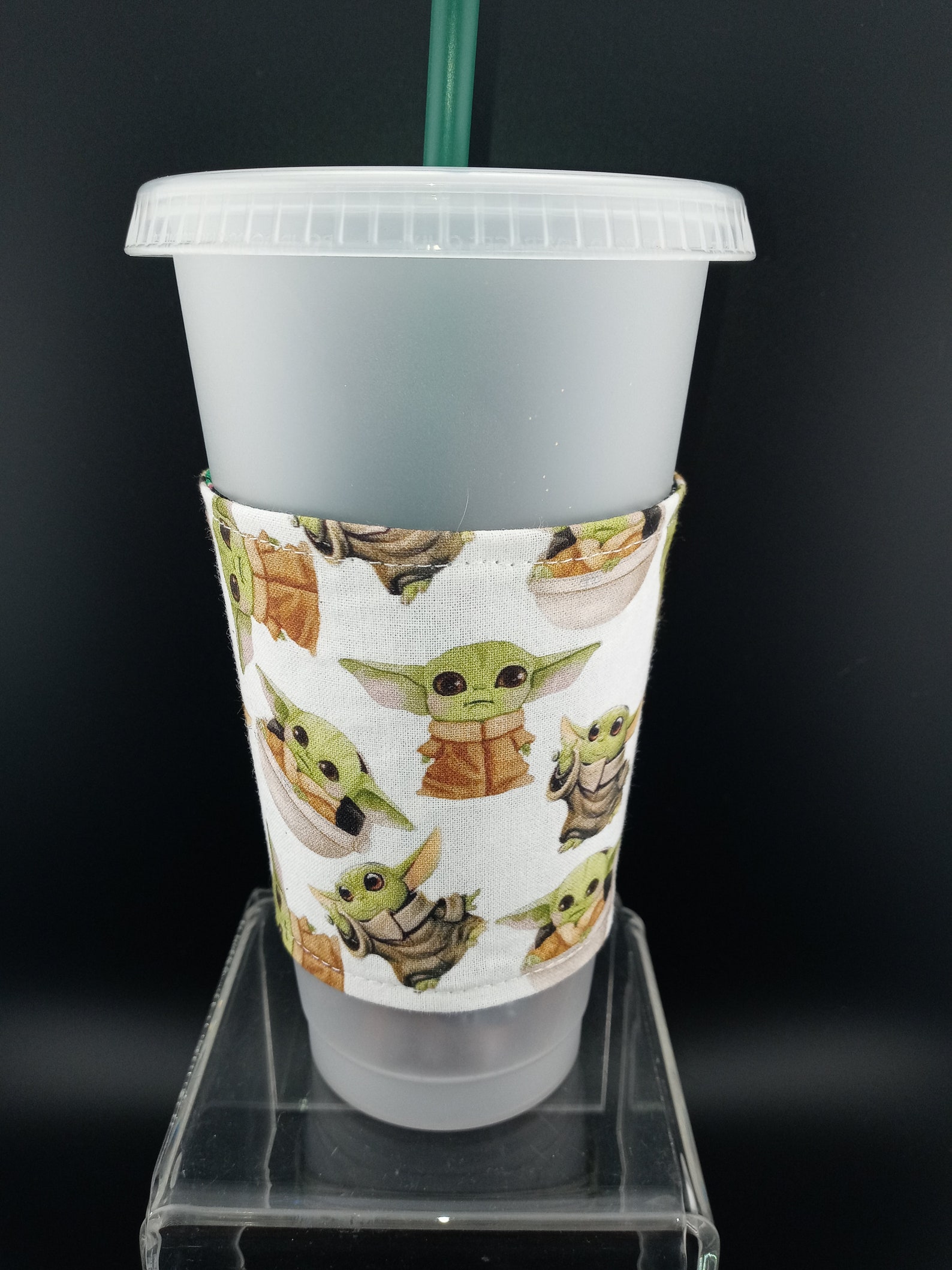 Grogu Coffee Cozy, Baby Yoda Coffee Cozy, the Child Drink Cozy ...