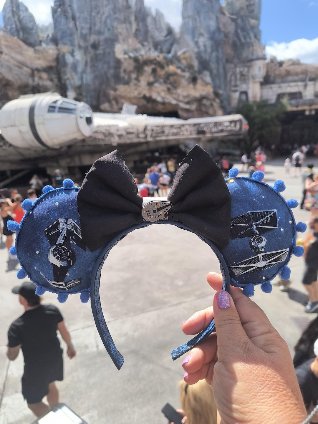 Millennium Falcon Mickey Ears,x Wing Mickey Ears, Galaxy's Edge Mickey ...