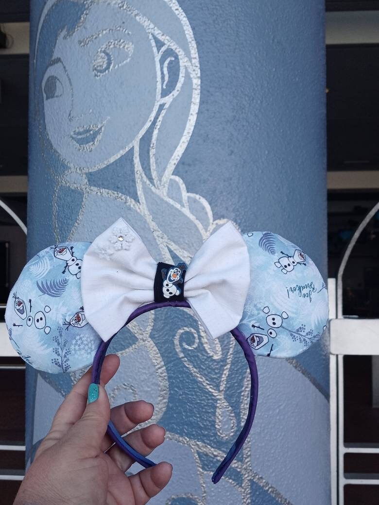 Olaf Mickey Ears Frozen Mouse Ears Snowman Mickey Ears - Etsy