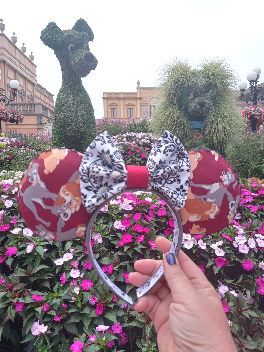 Lady and the Tramp Mickey Ears Magic Kingdom Mickey Ears - Etsy