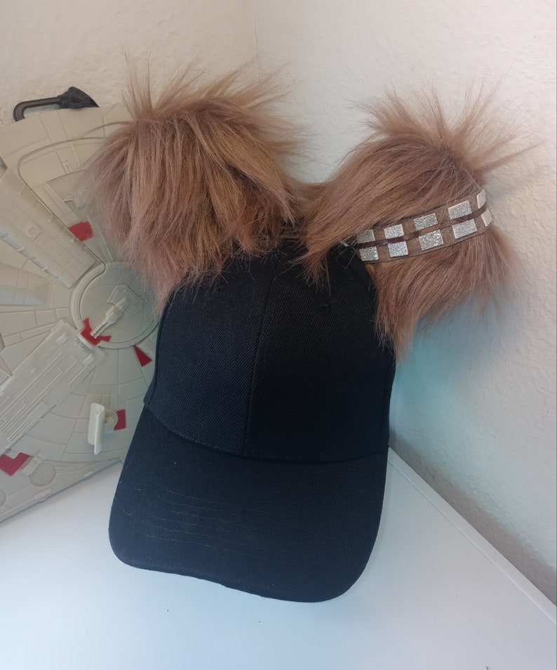 Chewbacca Mouse Ears Baseball Hat, Star Wars Mouse Ears Ball Cap ...