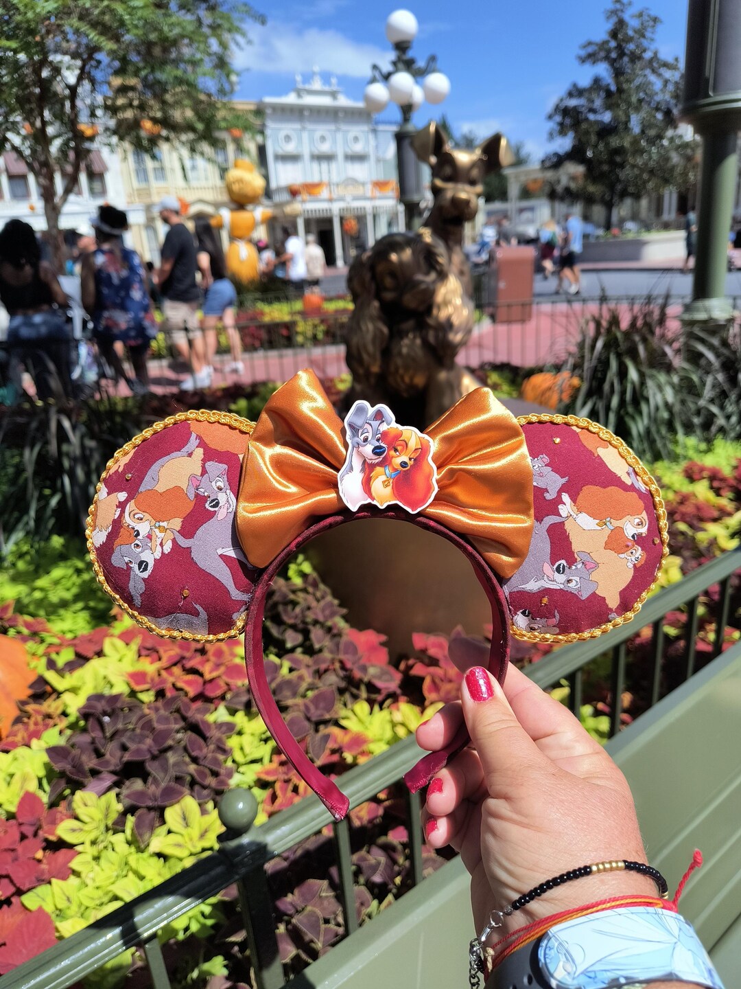 Lady and the Tramp Mickey Ears, Magic Kingdom Mickey Ears, Epcot Flower ...