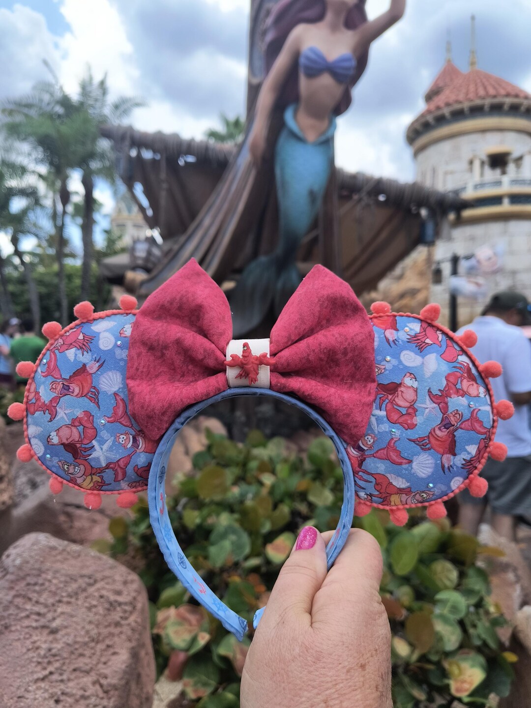 Buy Sebasitan Mickey Ears, the Little Mermaid Mickey Ears, Under the ...