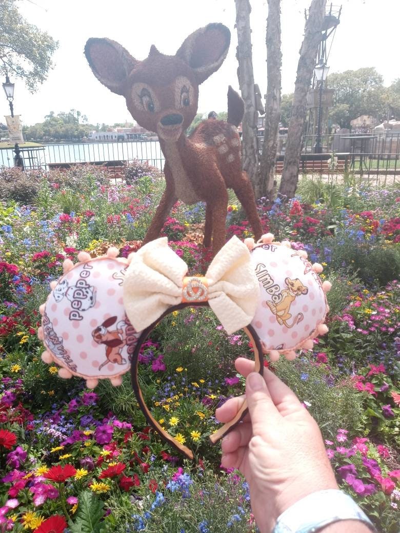Disney Furry Friends Mickey Ears Fox and the Hound Mouse - Etsy