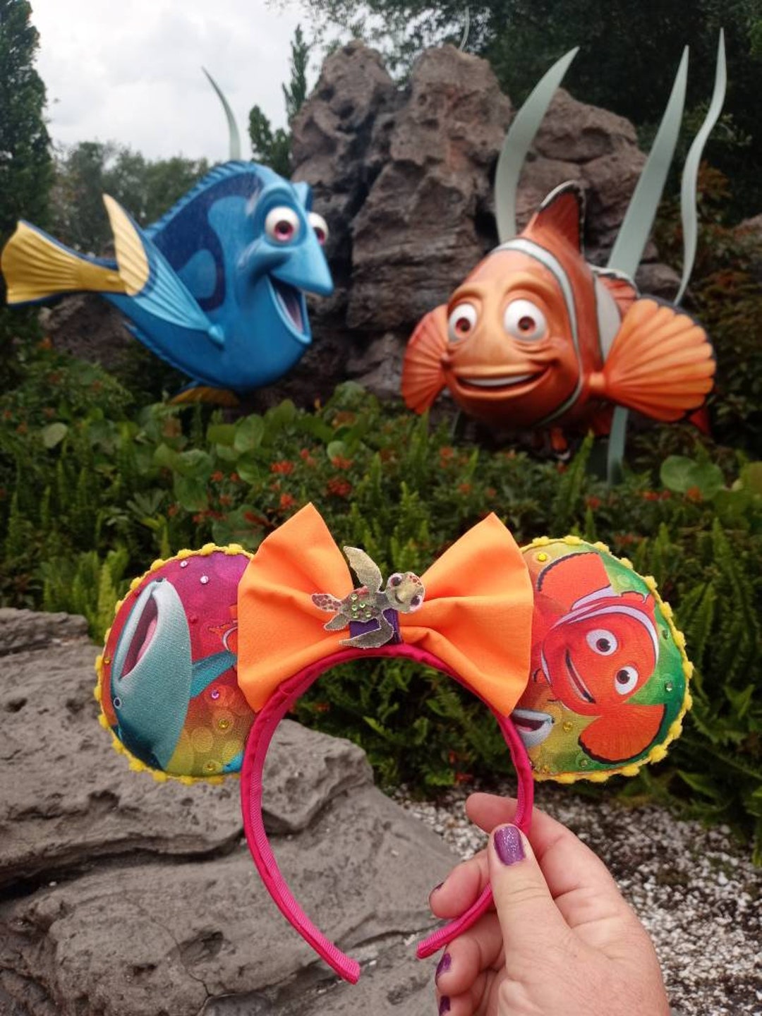 Finding Nemo Mickey Ears Finding Dory Mouse Ears Epcot - Etsy