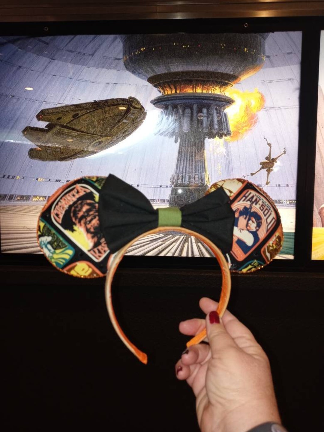 Star Wars Mickey Ears Hans Solo Mouse Ears Hollywood Studios - Etsy