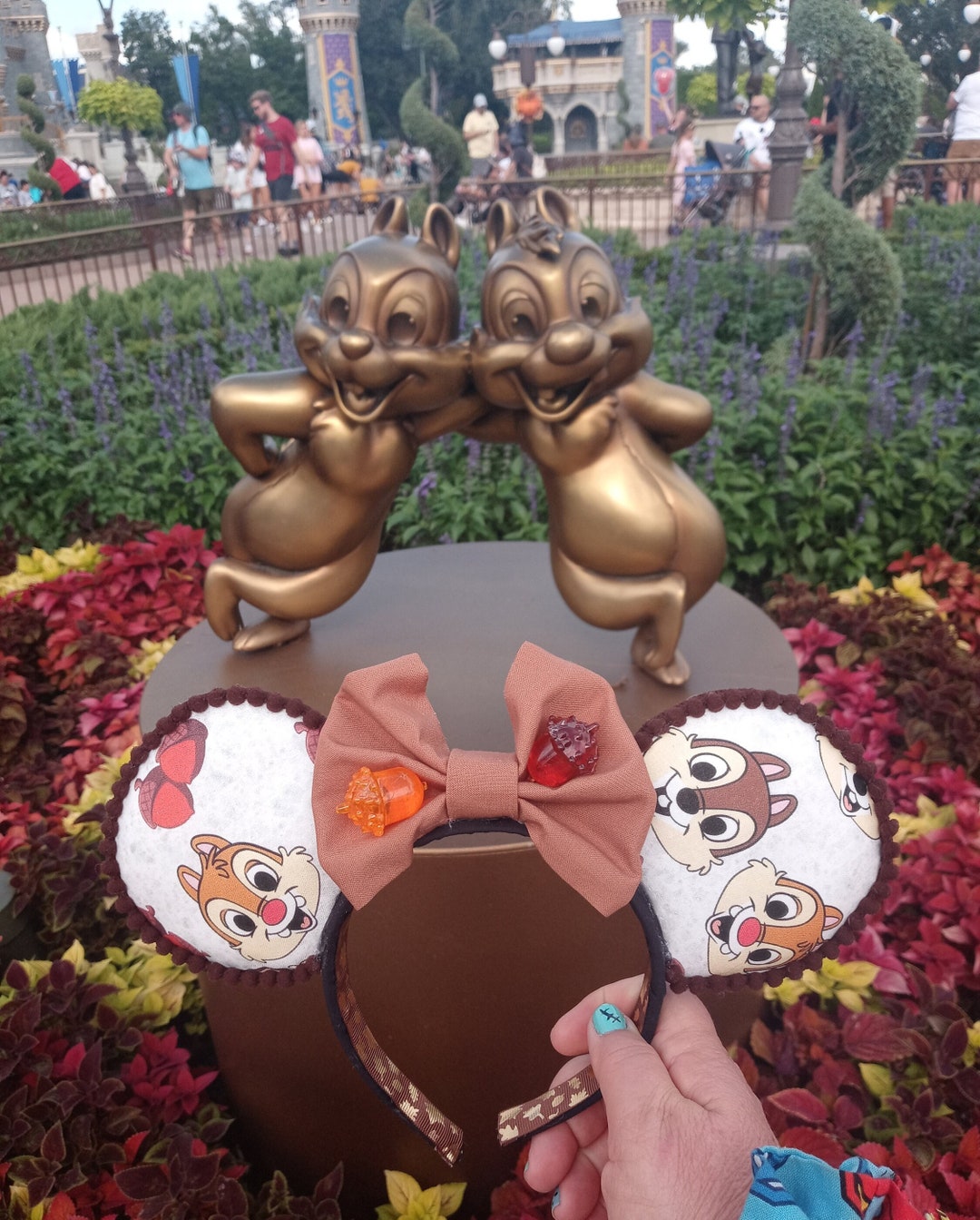 Chip and Dale Mickey Ears, Magic Kingdom Mickey Ears, Disneyland Mouse ...