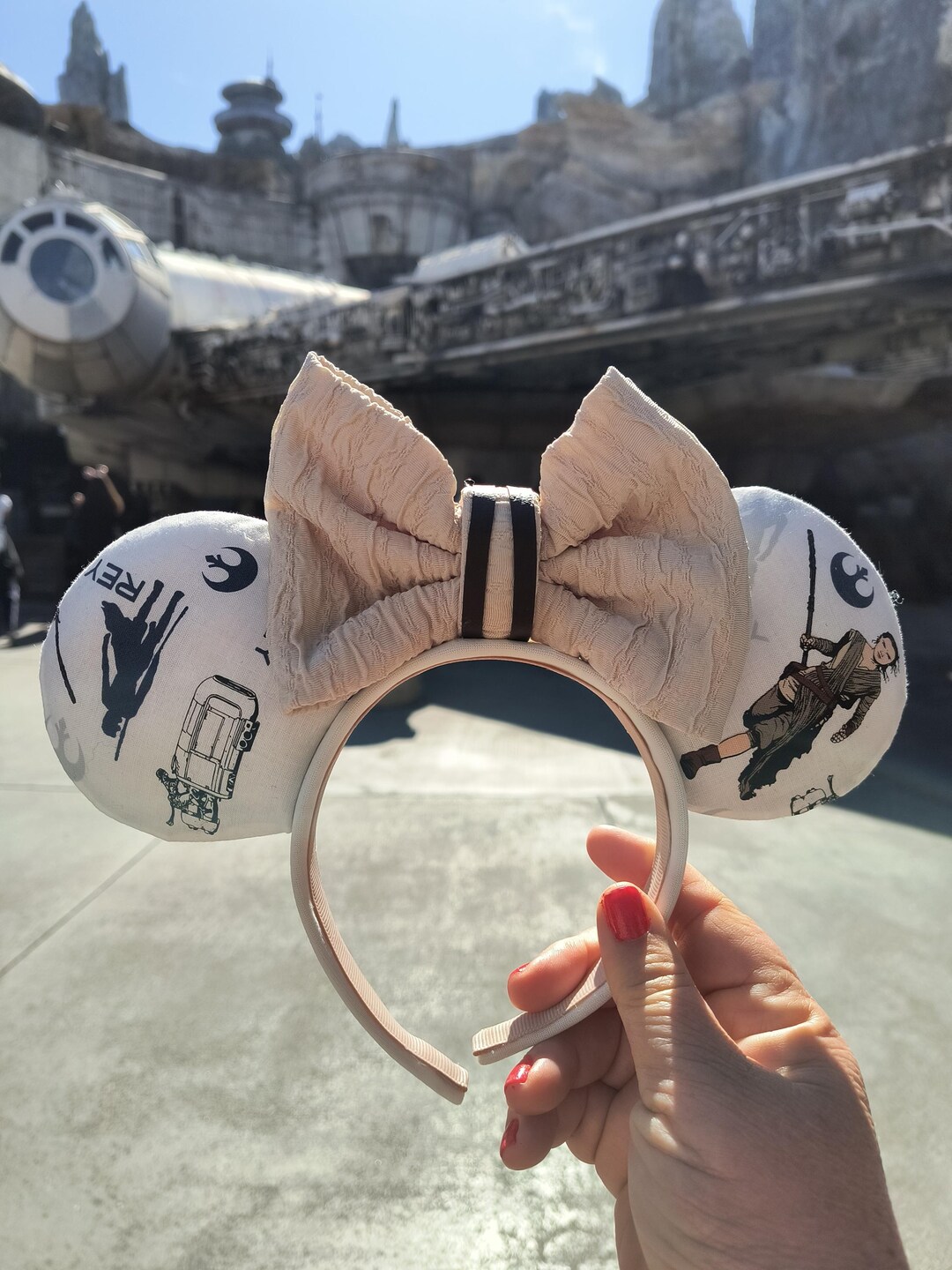 Rey Mickey Ears, the Force Awakens Mickey Ears, Ladies of Star Wars ...