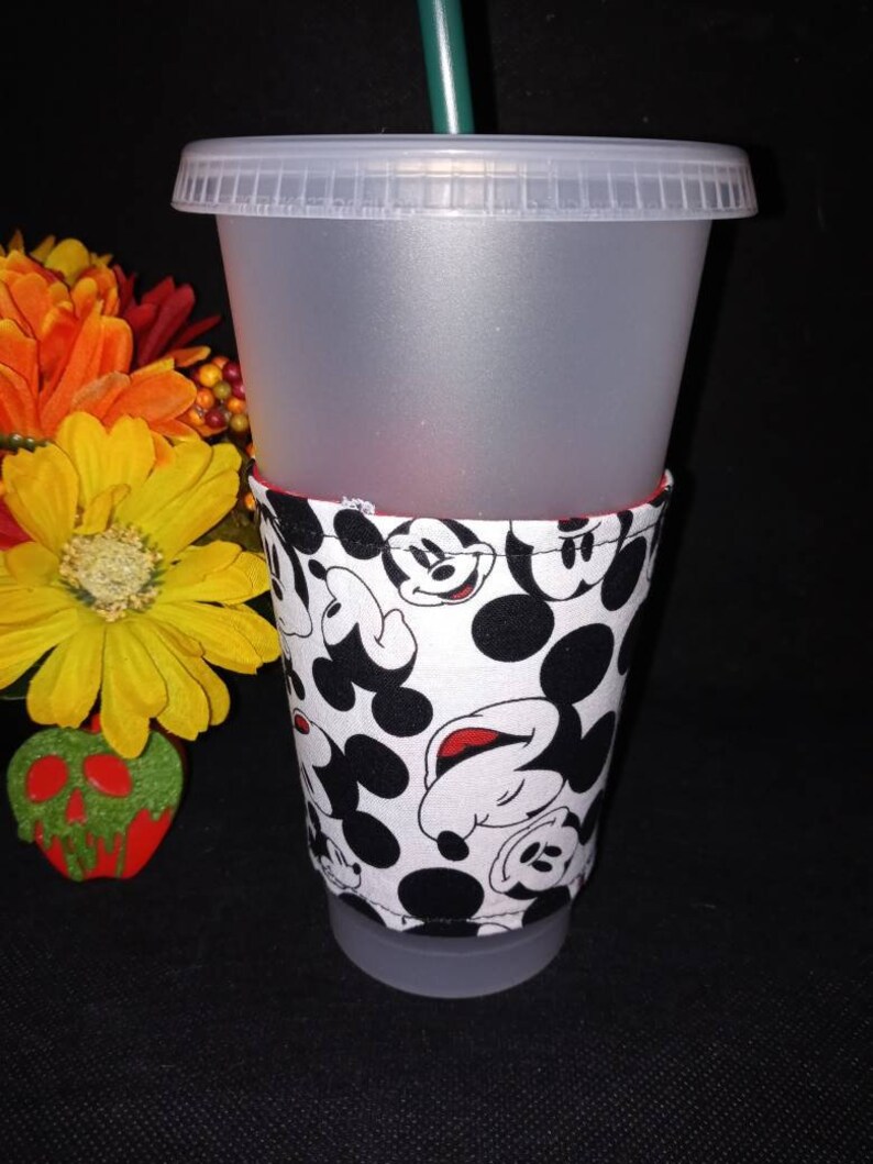 Minnie Mouse Coffee Cozy Mickey Mouse Coffee Cozy Hollywood - Etsy