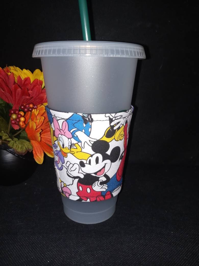 Mickey Mouse Coffee Cozy Goofy Coffee Cozy Minnie Mouse - Etsy