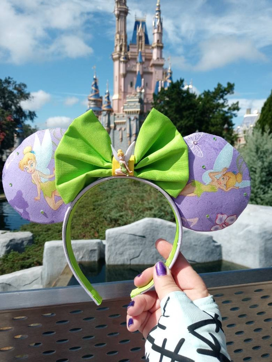 Tinkerbell Mickey Ears Pixie Mickey Ears Disneyland Mouse - Etsy
