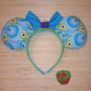 Monsters Inc Mickey Ears, Sulley Mickey Ears, Mike Mickey Ears, Mouse ...