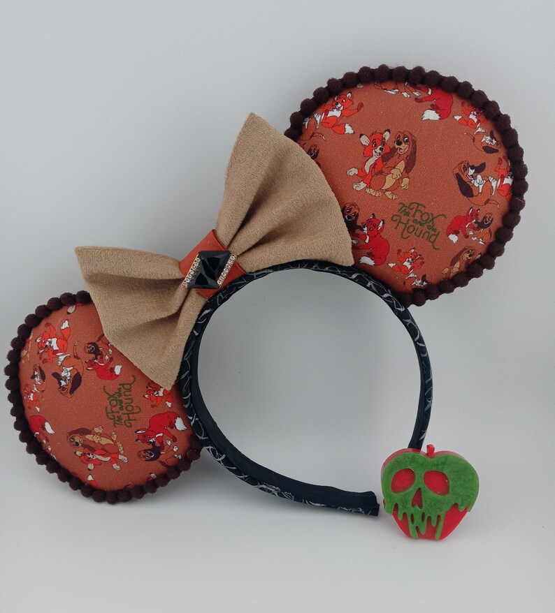 Fox and the Hound Mickey Ears Todd Mouse Ears Copper Mickey - Etsy
