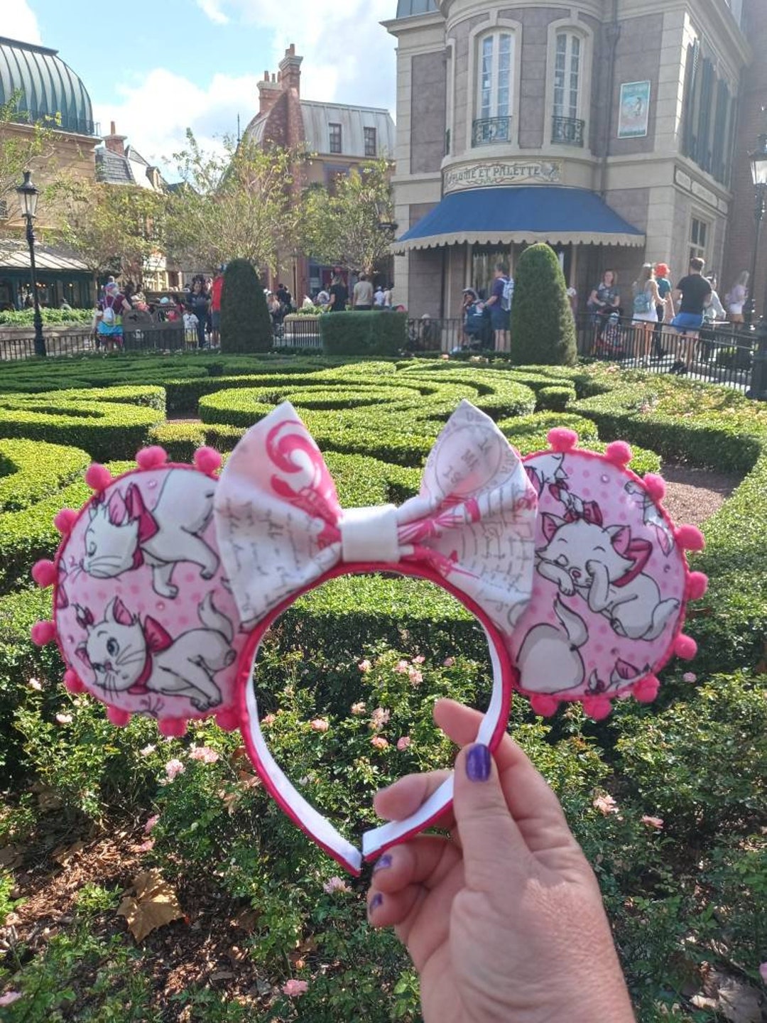 Marie Mickey Ears, Aristocats Mouse Ears, Disneyland Mickey Ears, Magic ...