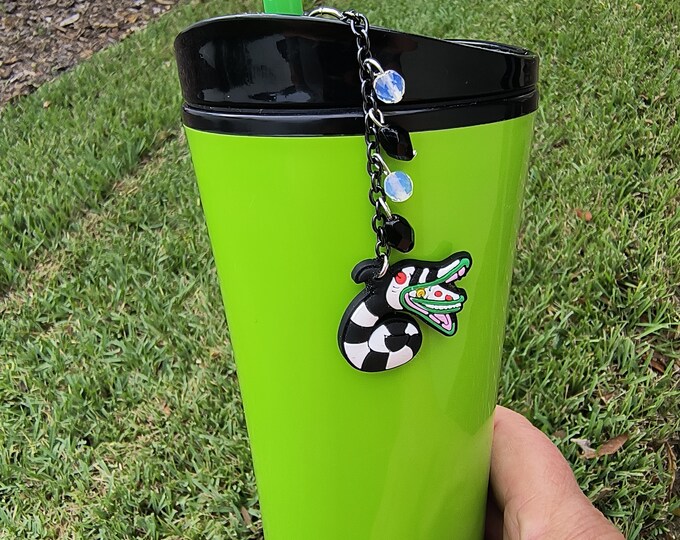 Beetlejuice Straw Dangle, Sandworm Straw Charm, Universal Studios ...