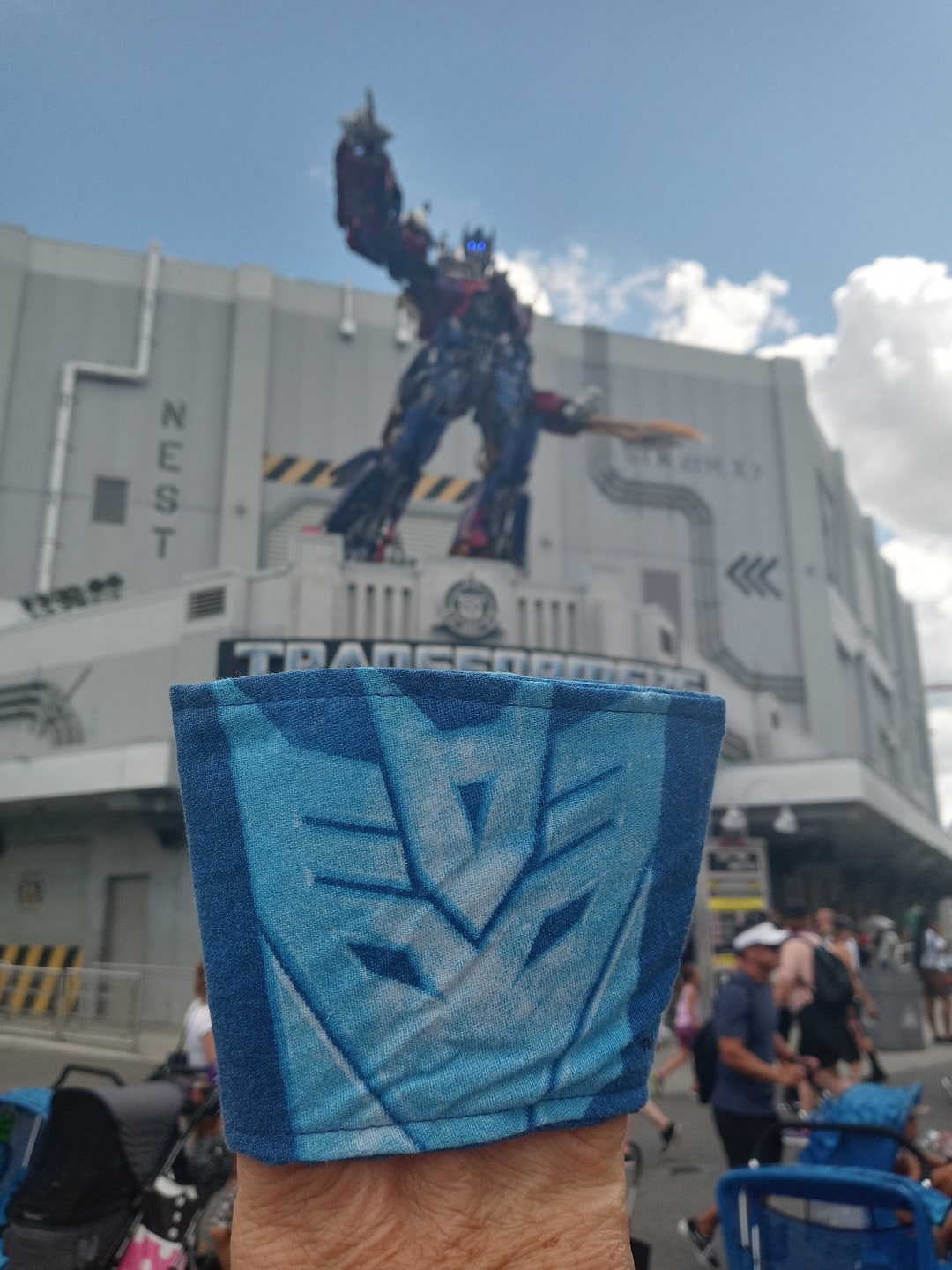 Transformers Themed Reversible Hot or Cold Coffee Sleeve/ Tea Cozy ...