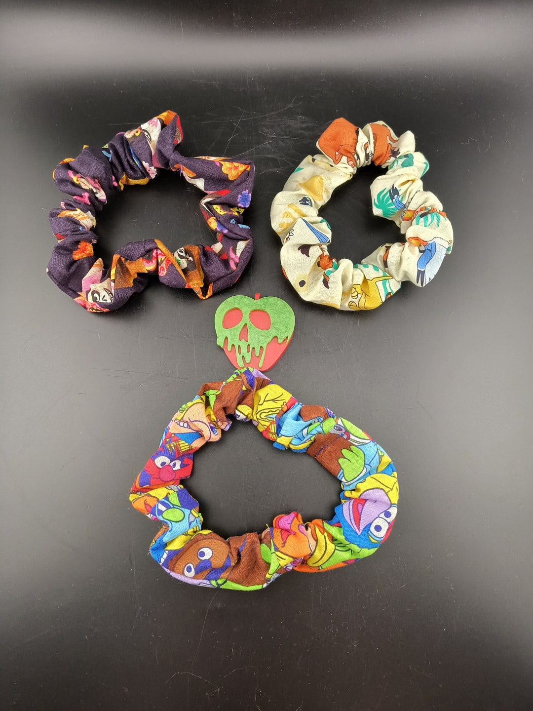 Pack of 3 Disney Scrunchies Coco Scrunchie, the Muppets Scrunchie, the ...
