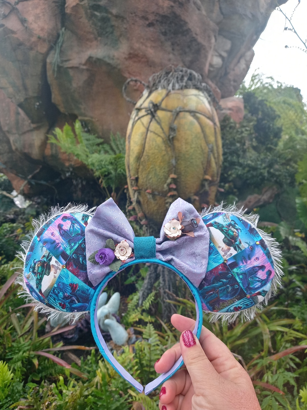 Avatar Mickey Ears Animal Kingdom Mickey Ears Pandora World - Etsy