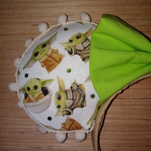 Grogu Mickey Ears the Child Mickey Ears Mandalorian Mickey - Etsy