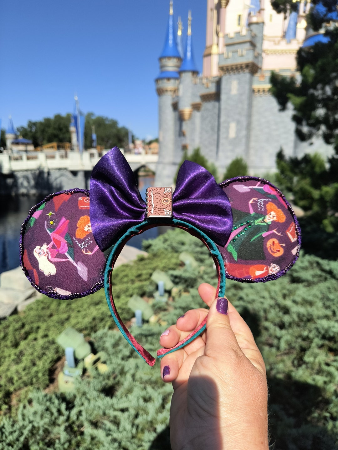 Sanderson Sisters Mickey Ears, Hocus Pocus Mickey Ears, Disneyland ...