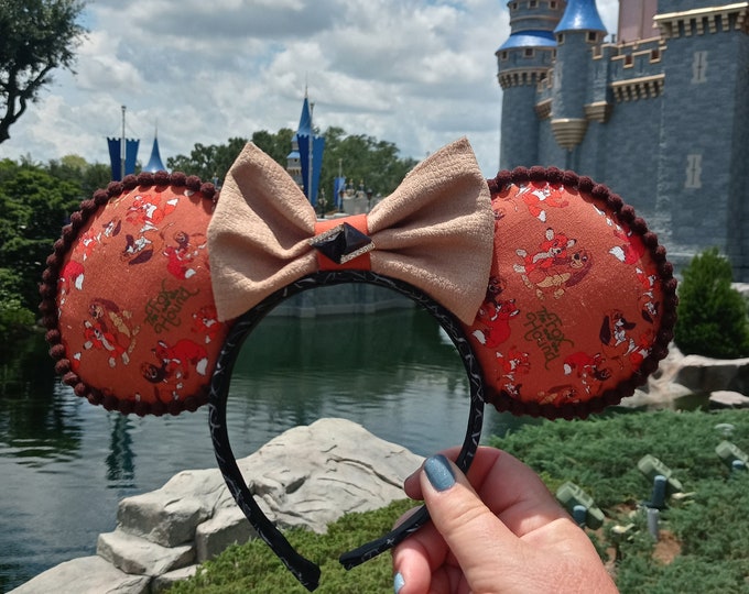 Fox and the Hound Mickey Ears Todd Mouse Ears Copper Mickey - Etsy