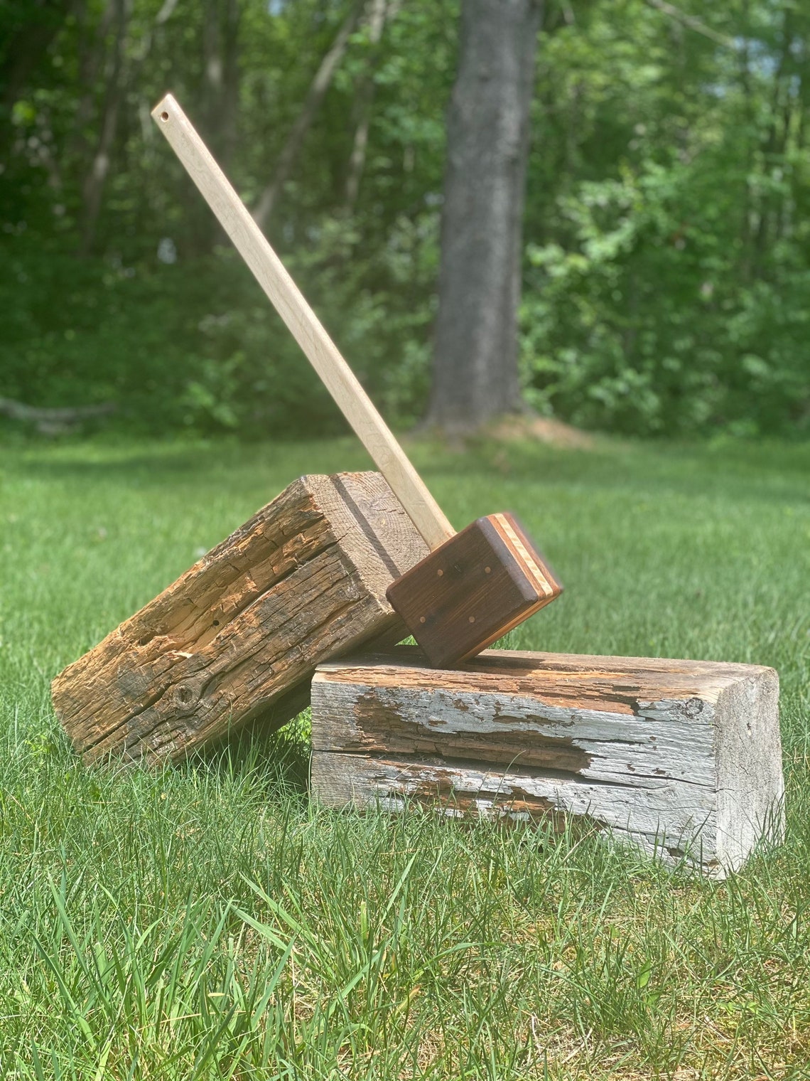Two handed commanders / beetle mallet | Etsy