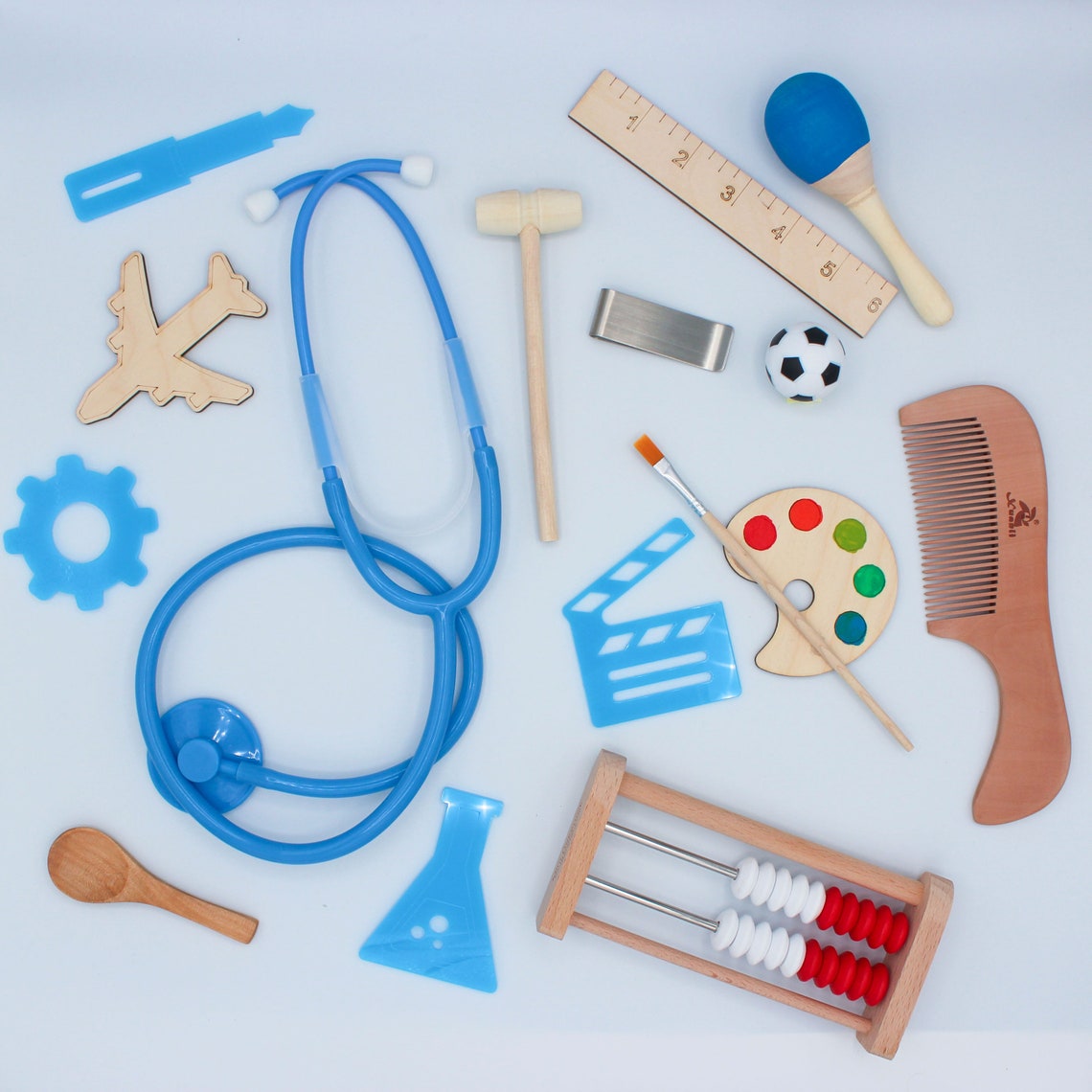 Atamhatik (agrahadig) - First Tooth Ceremony Play Kit in Blue Color - Etsy